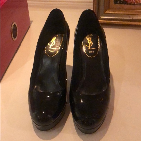Yves Saint Laurent | Shoes | Ysl Platform Patent Leather Pumps | Poshmark